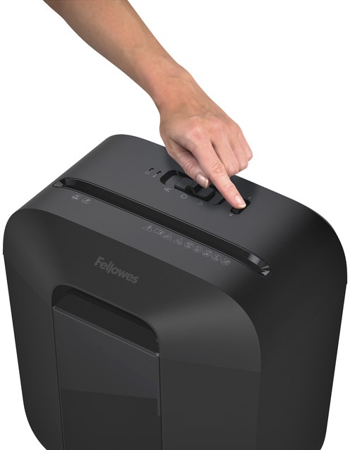 Papiervernietiger Fellowes Powershred LX25 snippers 4x37mm zwart | Alles voor kantoor en kantine!
